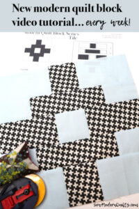 Tile Block: Modern Quilt Block Series - Sew Modern Quilts